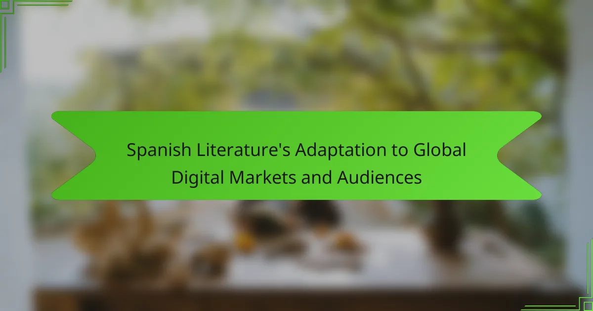 Spanish Literature's Digital Adaptation for Global Markets & Audiences